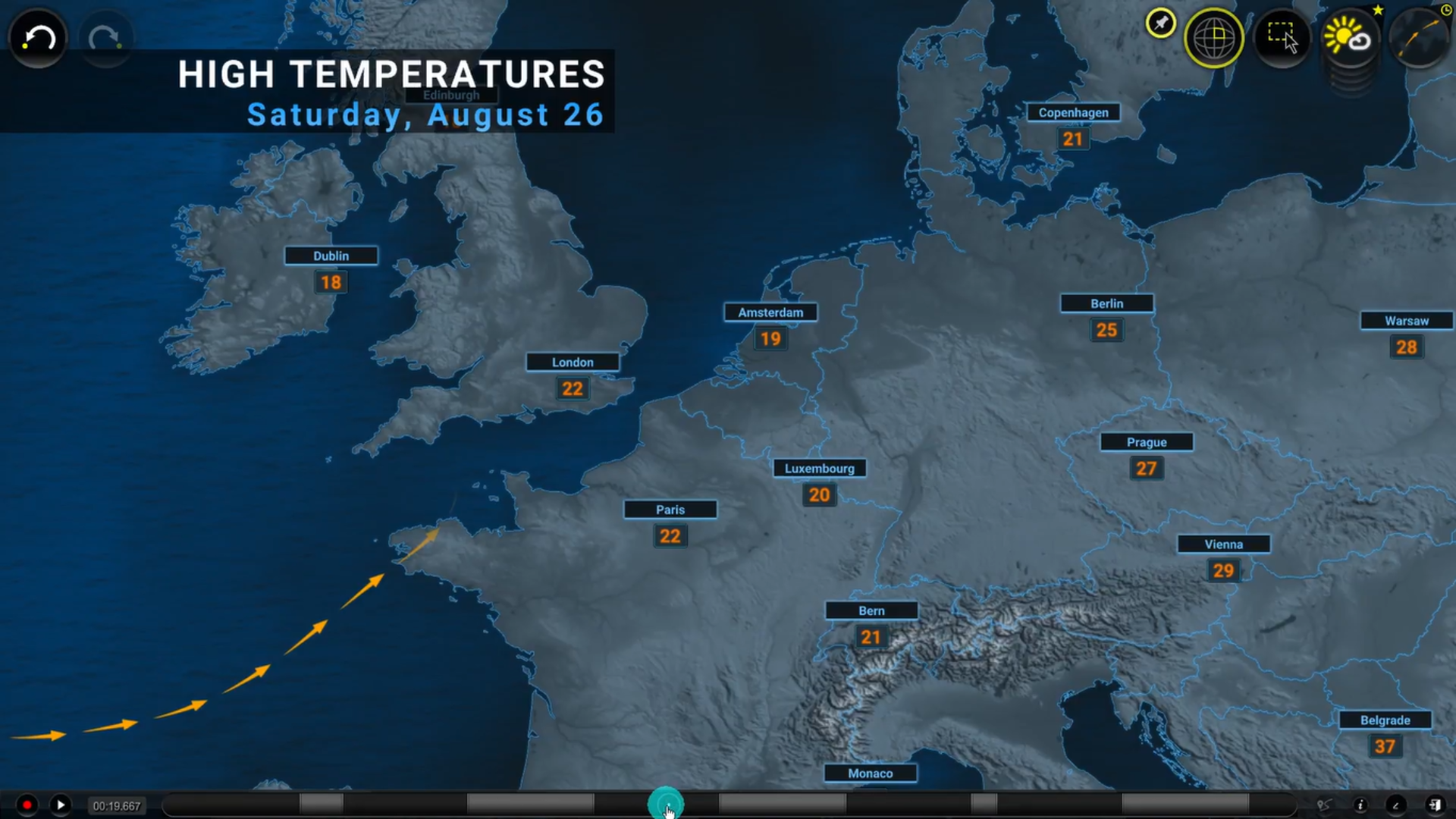 Chyron Weather 2.3 | UHD & 4K Weather Graphics, Virtual Globe ...